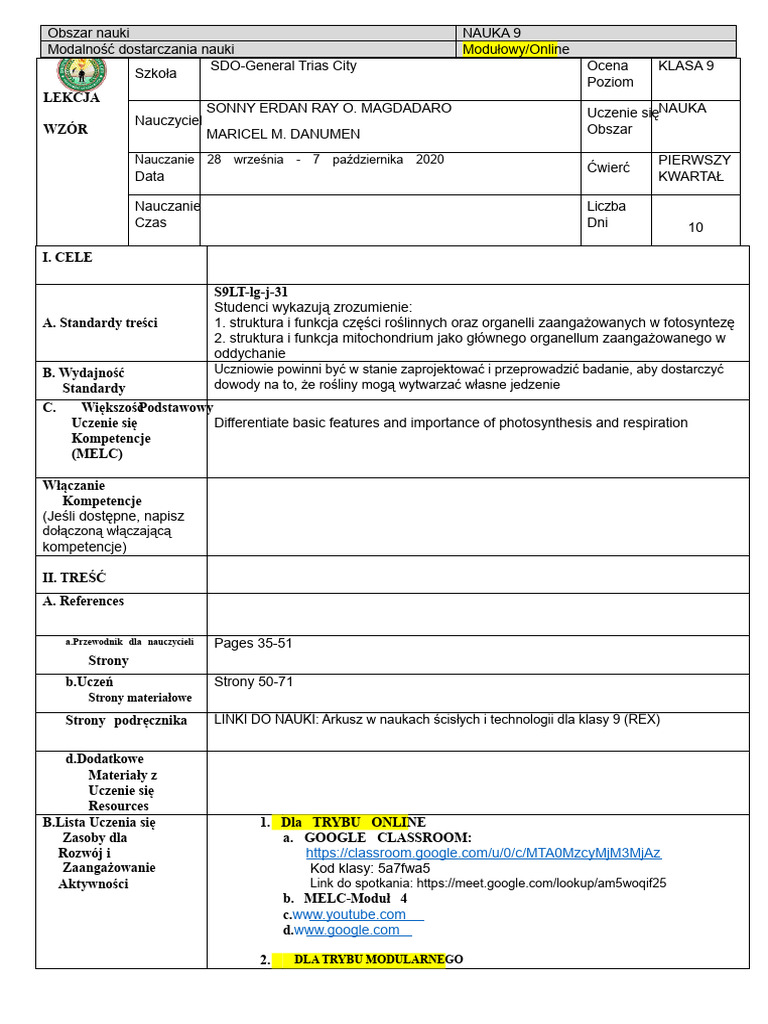 Nauka 9 Exemplar-Melc 5 | PDF
