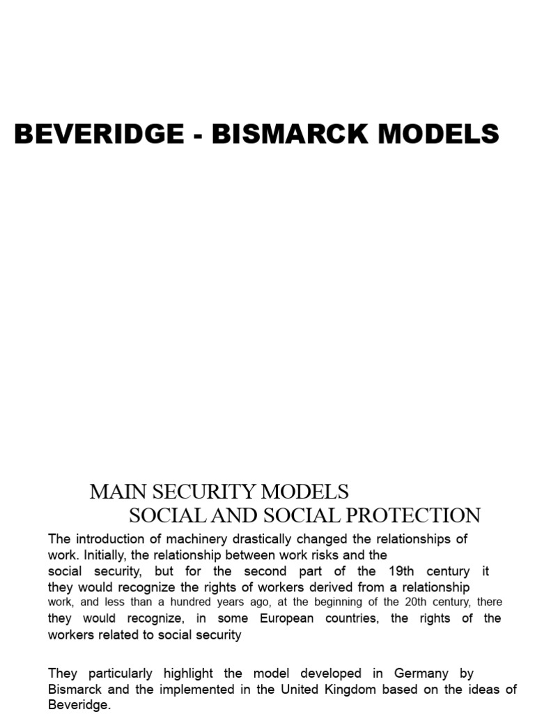 Beveridge-Bismarck Model | PDF