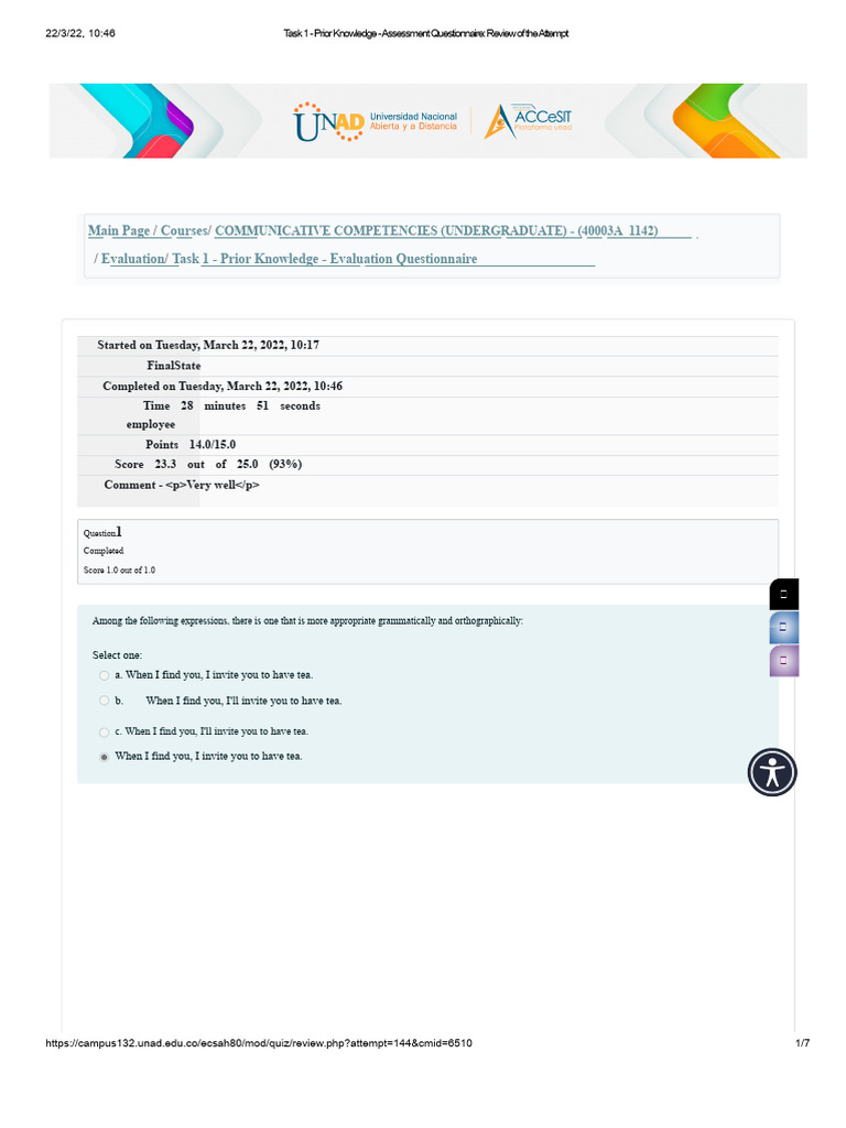 Prior Knowledge Assessment Review | PDF | Grammatical Gender | Human ...