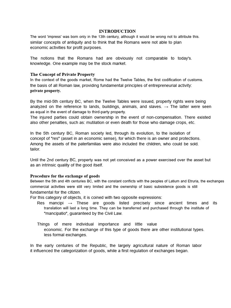 The Figure of The Free Entrepreneur Summary | PDF | Freedman | Ancient Rome