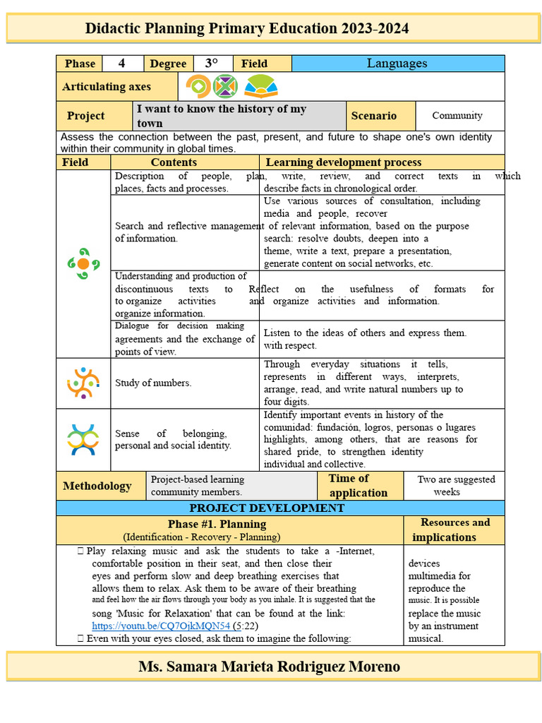 3°? 5 I Want To Know The History of My Town (2023-2024) | PDF | Information