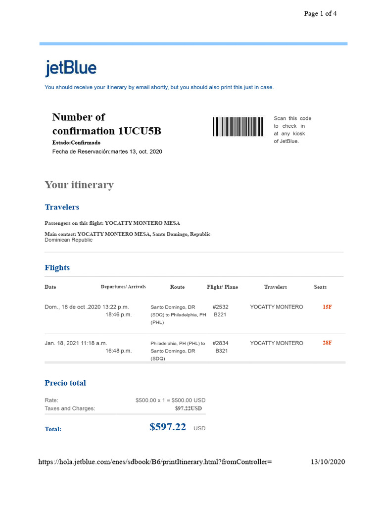 Confirmation Ticket | PDF | Baggage | Fee