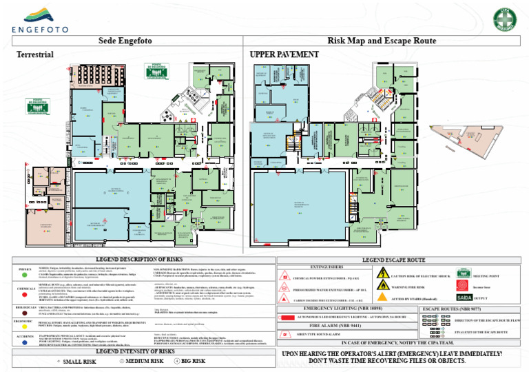 Updated Escape Route Map | PDF | Carbon Dioxide | Infection