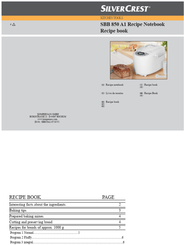 Comprehensive Bread Recipe Guide | PDF | Breads | Gluten
