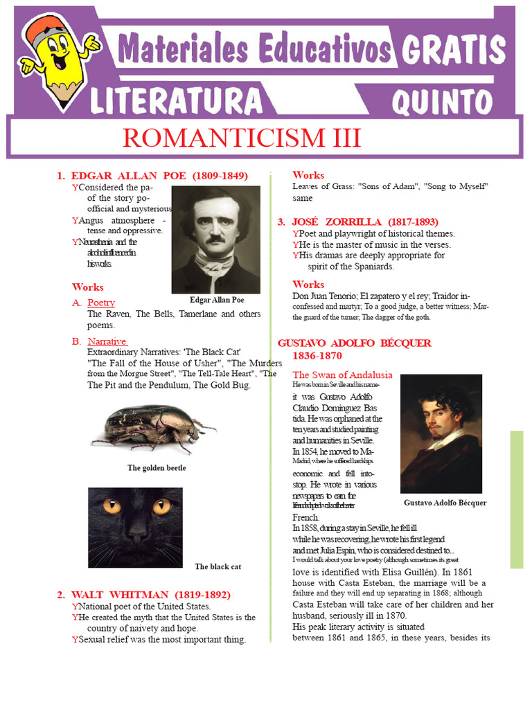 Key Figures of Romanticism Explained | PDF