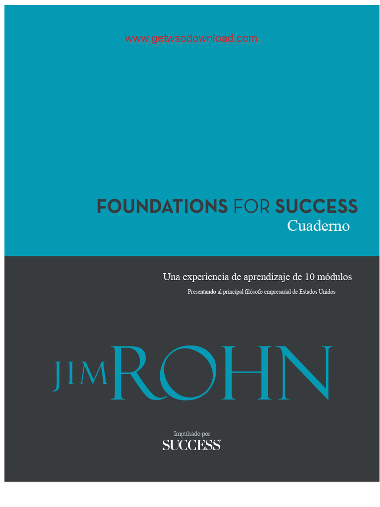 Libro de Trabajo Del Curso Digital de Jim Rohn | PDF | Liderazgo ...