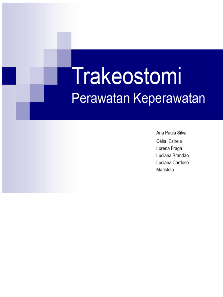 Trakeostomi - Perawatan Keperawatan | PDF