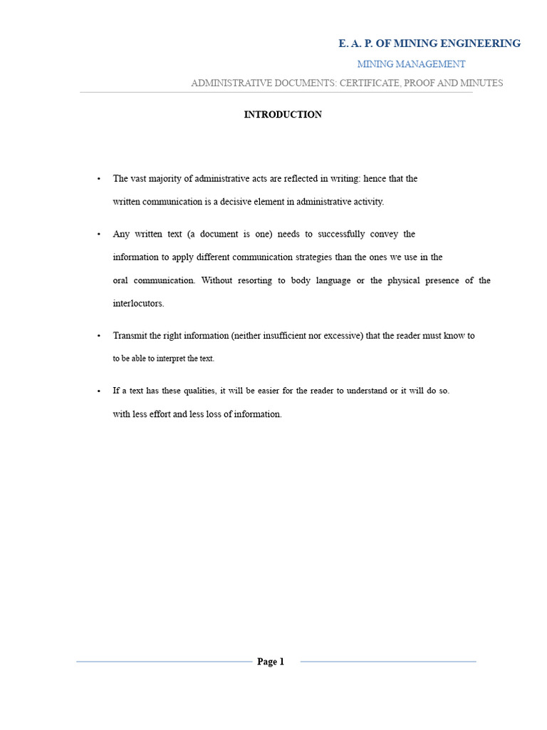 Administrative Documents Work | PDF | Information | Communication