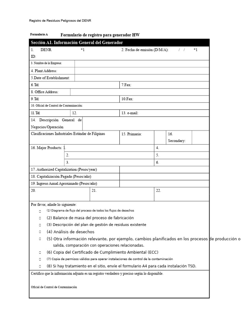 Aplicación HWID | PDF | Residuos | Residuos peligrosos