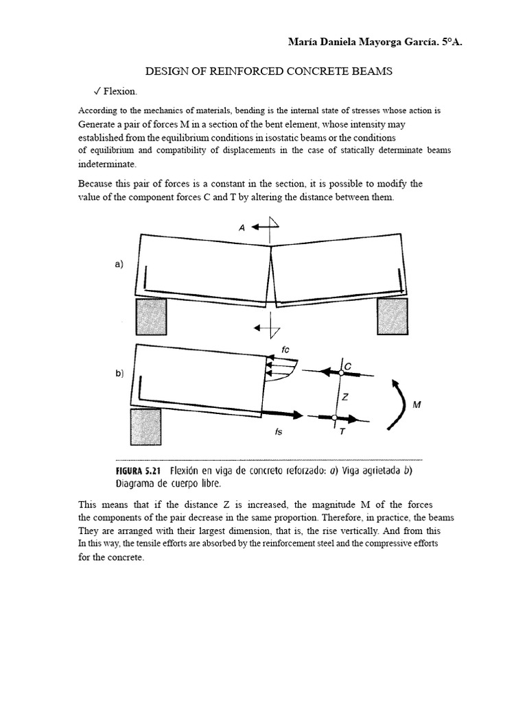 Summary of Reinforced Concrete Beam Design | PDF | Beam (Structure ...