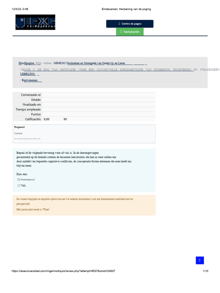 Eindexamen - Herziening Van Poging 2 | PDF