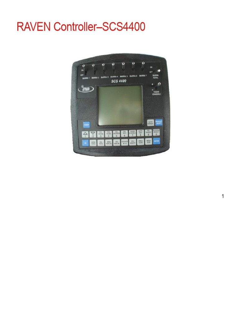 SCS 4400 Monitor | PDF | Menu (Computing) | Pump