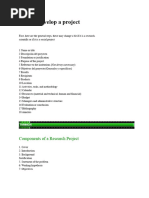 Guide to Writing an Exposé for Research | PDF | Thesis | Methodology