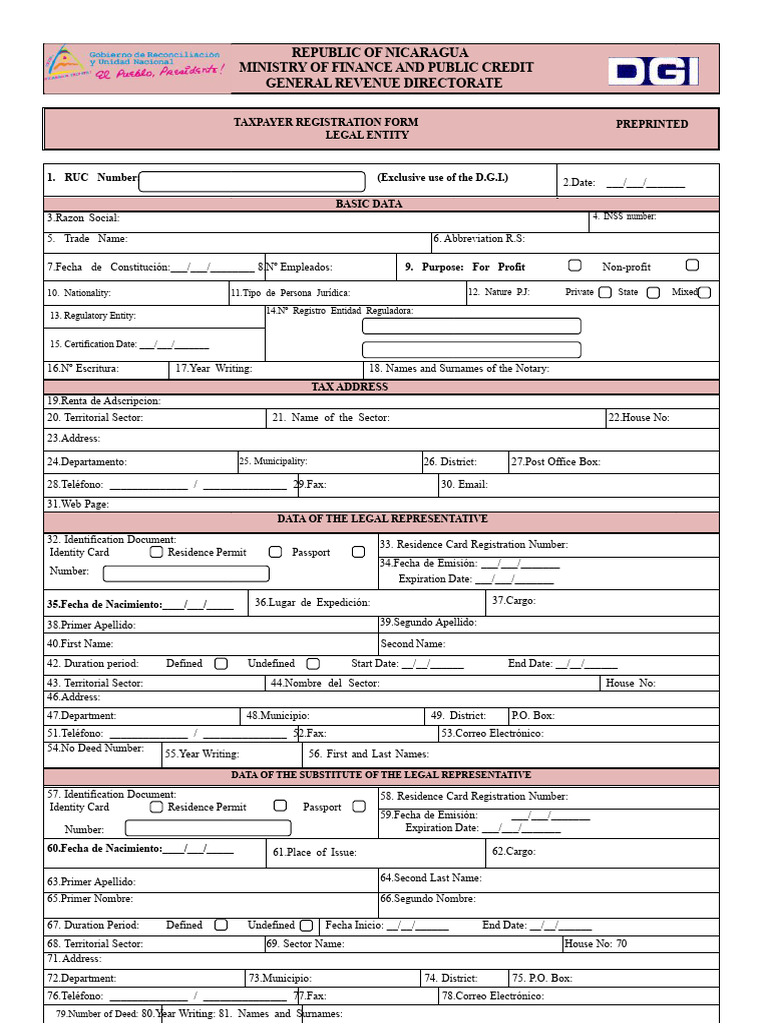 DGI Society Registration Form | PDF | Identity Document | Business