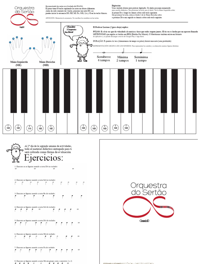 Dedillo de Piano G10 | PDF | Elementos de la música | Teoría musical