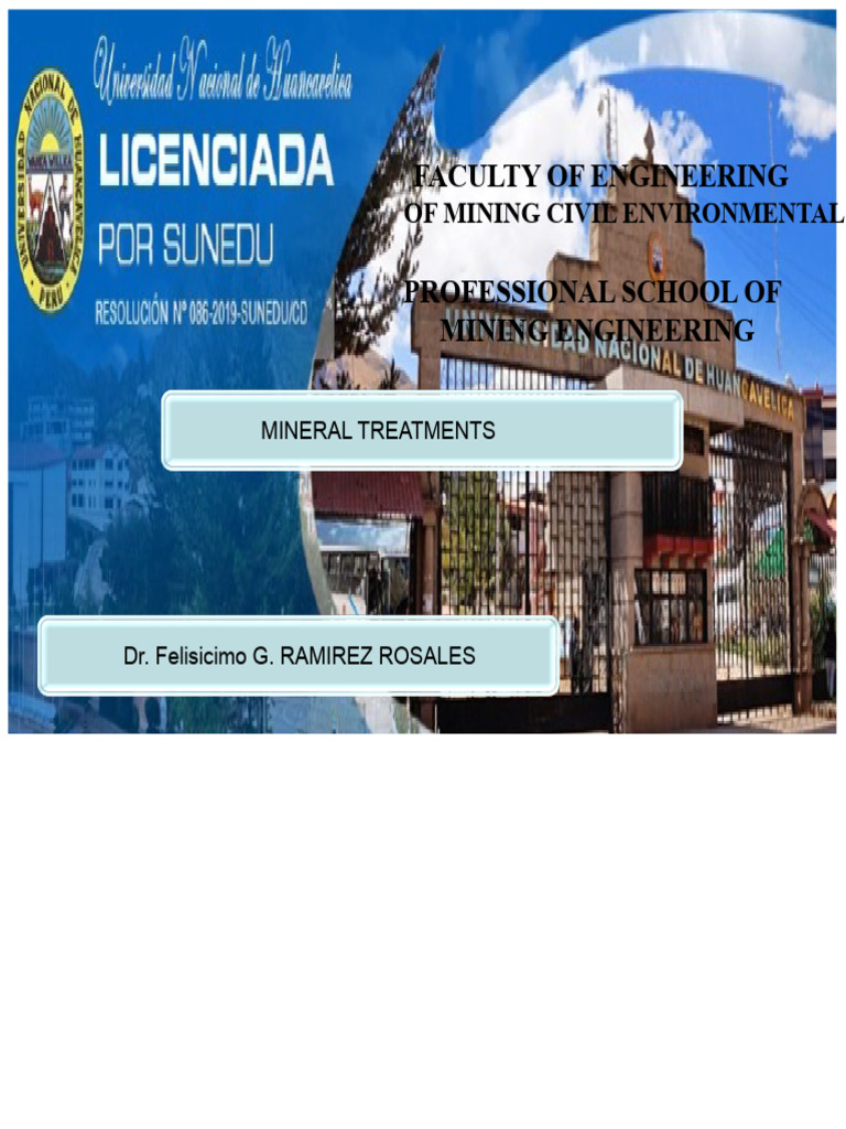 Mineral Treatment and Granulometric Analysis | PDF | Mill (Grinding ...