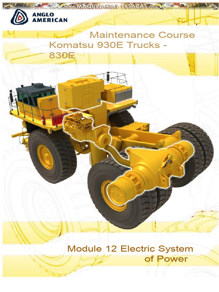 Komatsu 930E-830E Electric System Guide | PDF | Power Inverter ...