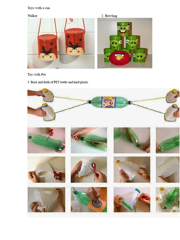 Instruments For Workbook With Recyclable Material Toys | PDF