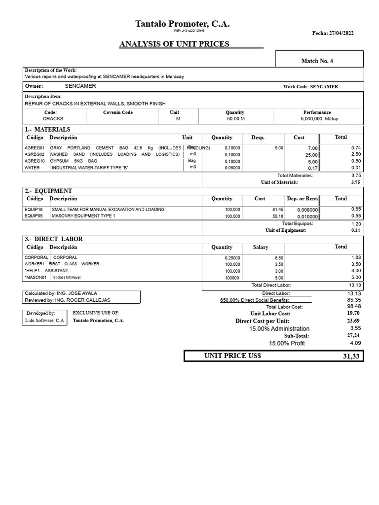 Resane in Walls (ML) | PDF | Production And Manufacturing | Business ...