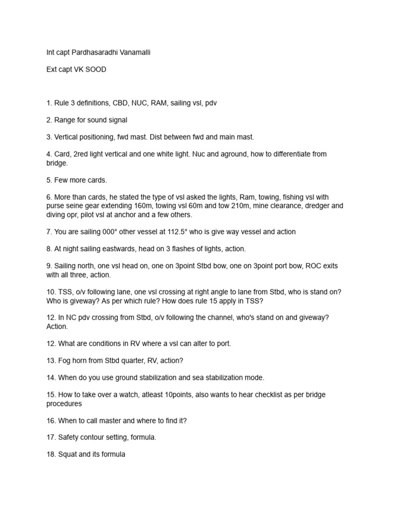 Navigational Rules and Vessel Lights Guide | PDF | Mast (Sailing ...