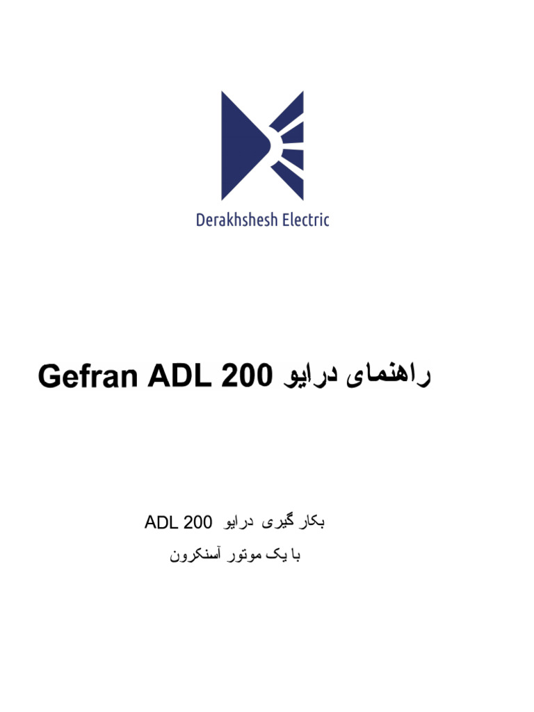 Manual Gefron Adl200 FA | PDF