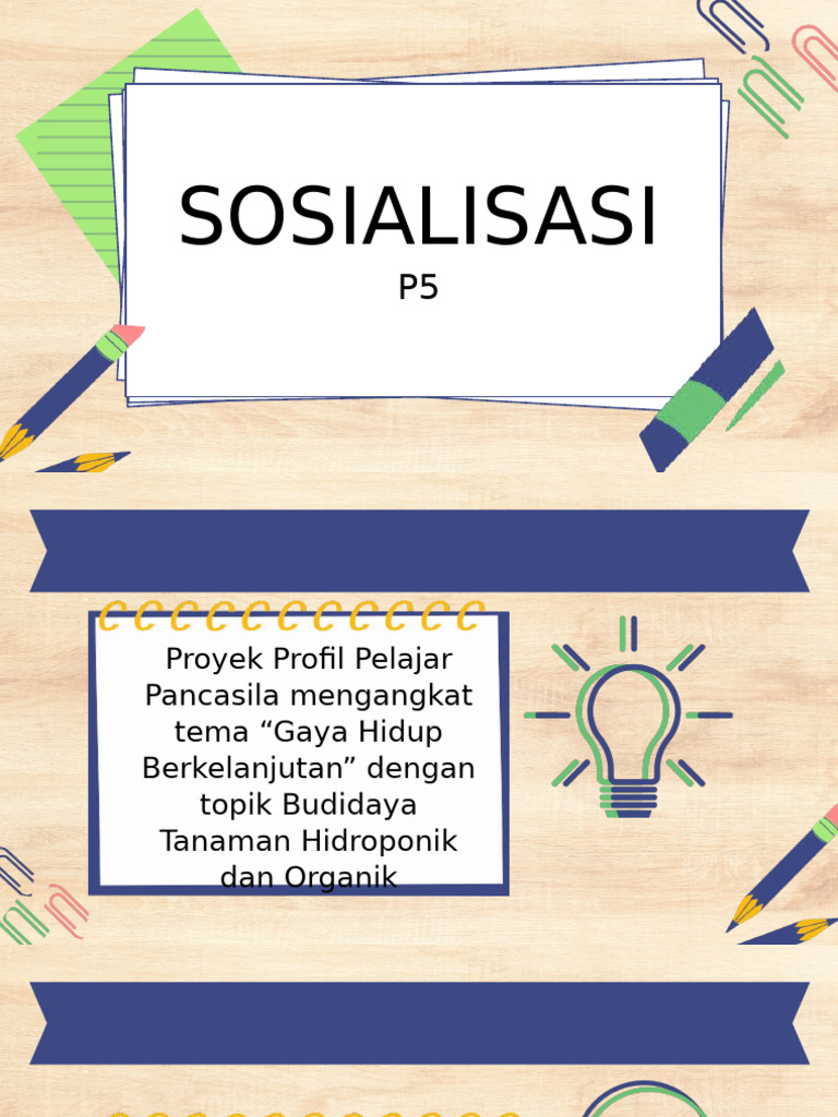 SOSIALISASI P5 | PDF