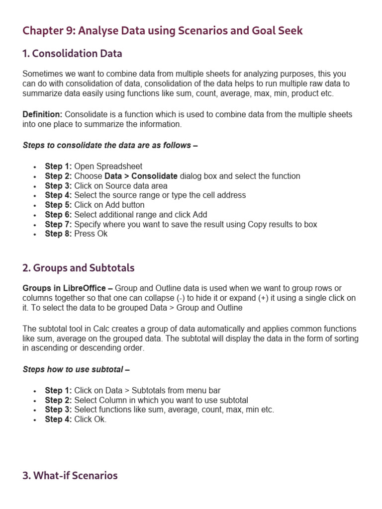 Class 10th Notes | PDF | Spreadsheet | Mathematical Optimization