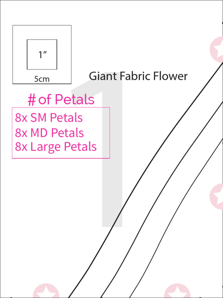 Giant Poppy Flower Template Updated SRP | PDF