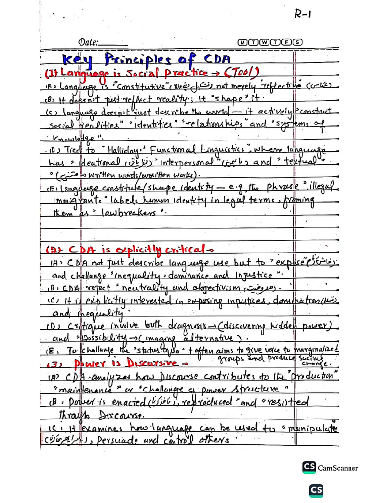 Key Principles of CDA | PDF
