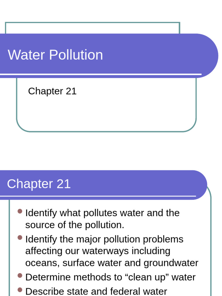 Water Pollution | PDF | Eutrophication | Water Pollution