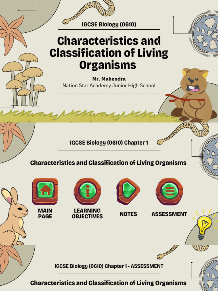 IGCSE Biology Chapter 1 | PDF | Cell (Biology) | Leaf