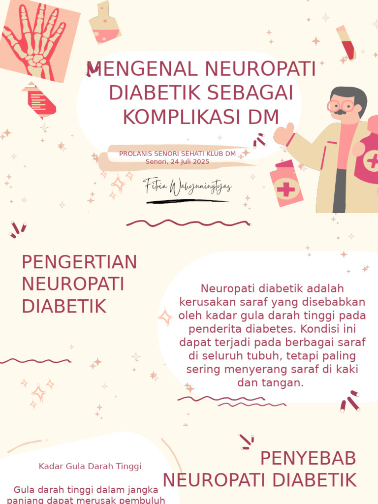 Neuropati Diabetik: Gejala dan Pencegahan | PDF