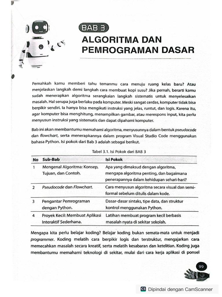 Algoritma Dan Pemrograman Dasar | PDF