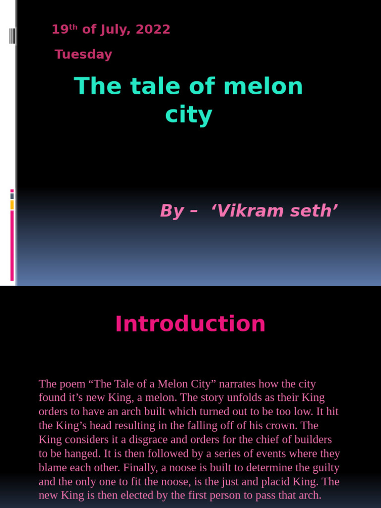 The Tale of Melon City | PDF