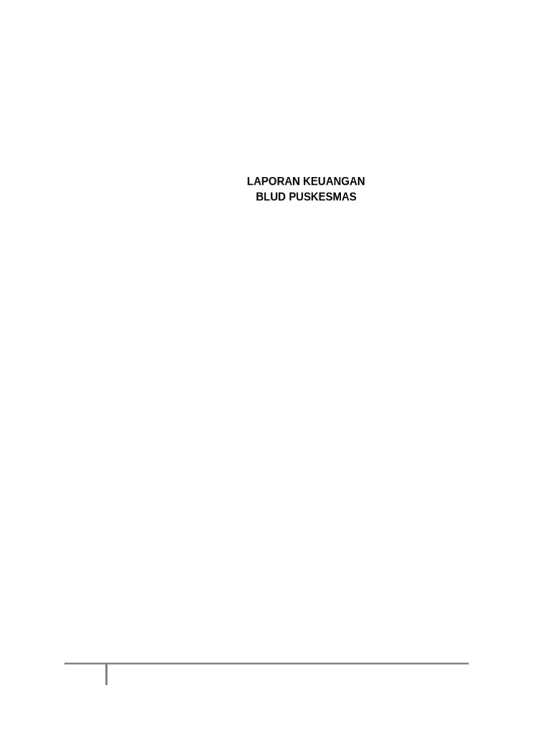 Template Laporan Keuangan Blud Lra Dan Lo | PDF