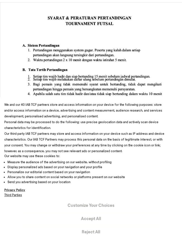 PDF p Classtruncatedtext Module Lineclamped 85ulhh Style Max Lines5aturan Turnamen Futsal p ...