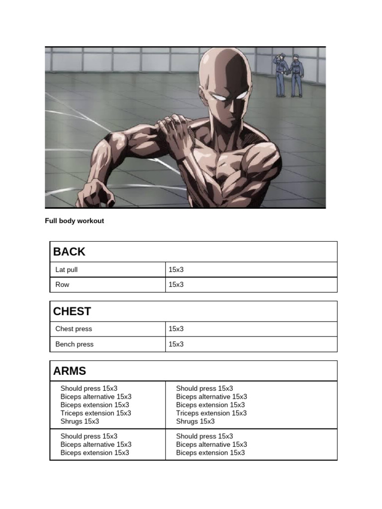Full Body Workout | PDF