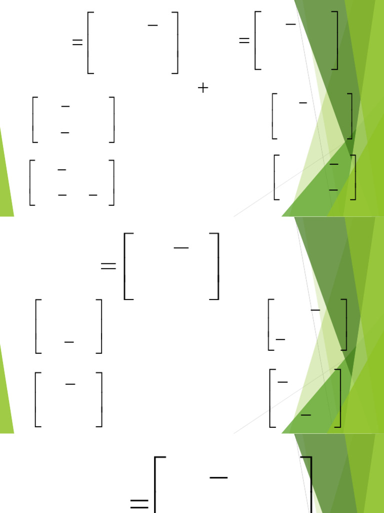 5-Matrices PPT 22 To 28 | PDF