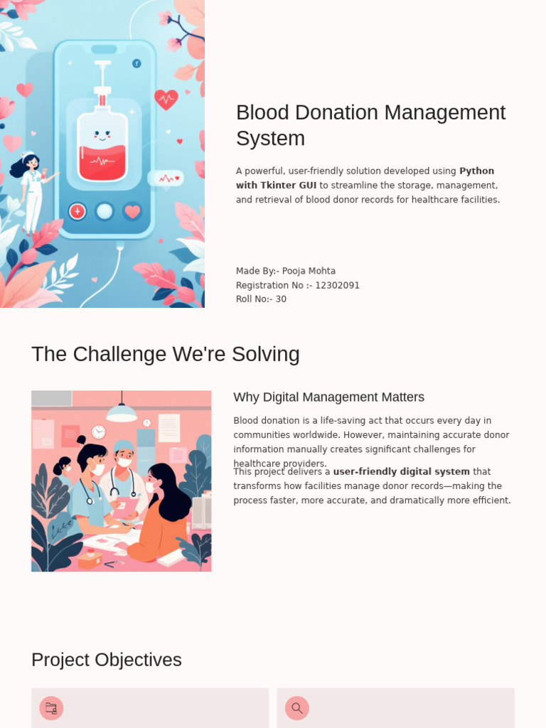 Blood Donation Management System | PDF | Databases | Information