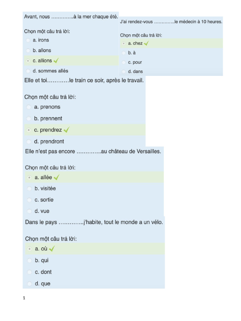 Tieng Phap 2 - DHMo HN | PDF