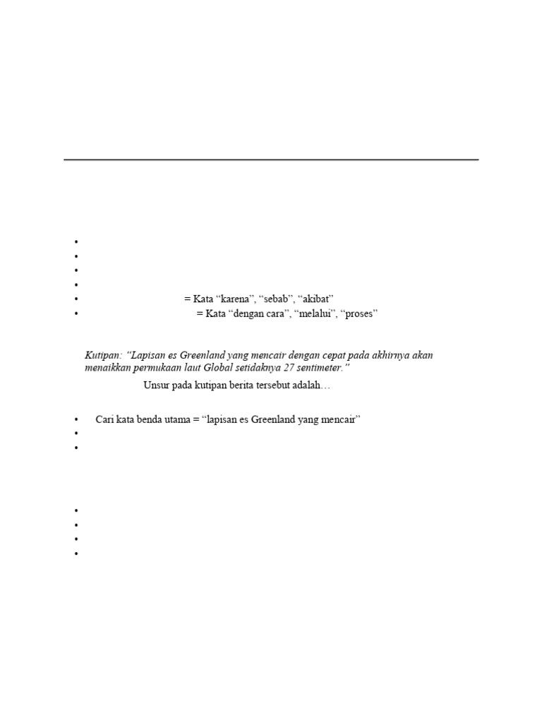 Kisi-kisi Ujian Bahasa Indonesia-m. Febriyadi (Pas) | PDF