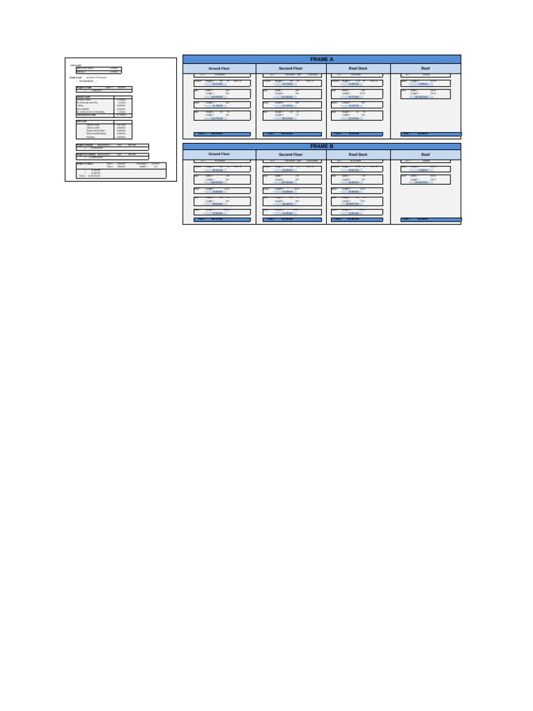 Structural Load Calculations and Details | PDF | Column | Wall
