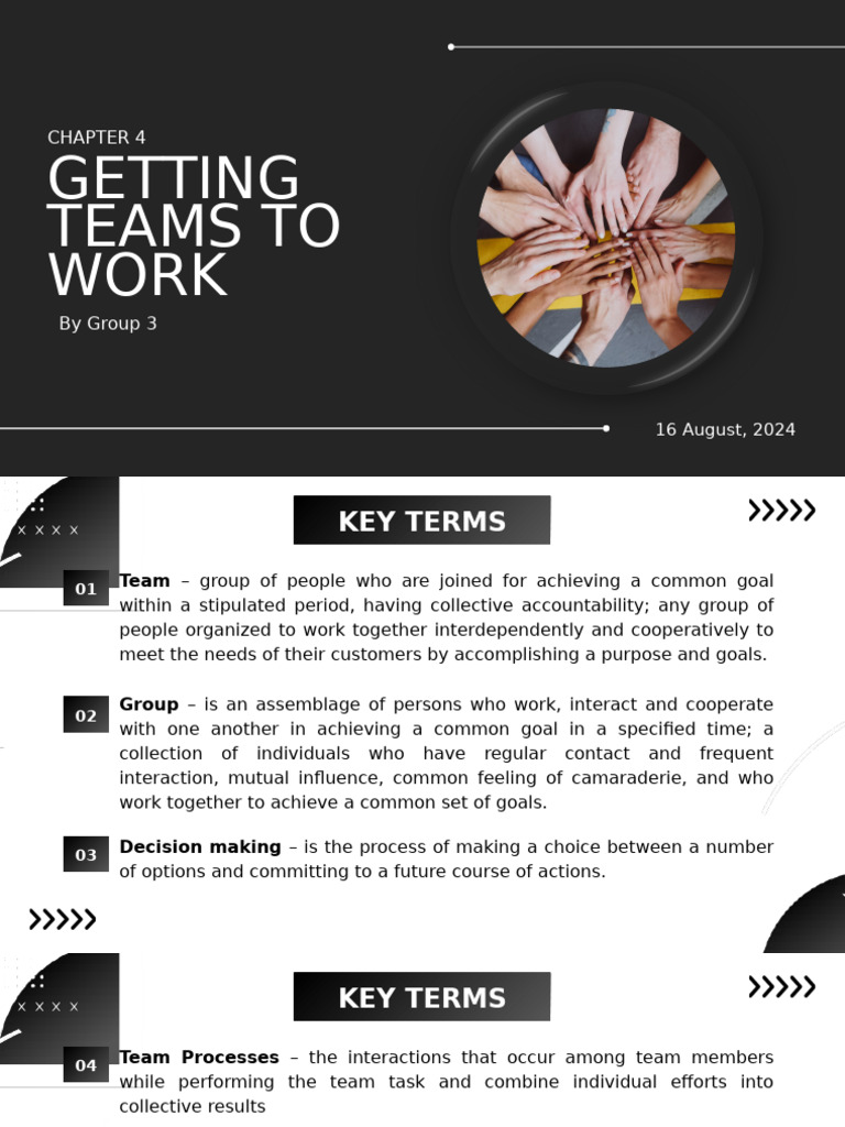 Chapter 4 Getting Teams To Work | PDF | Leadership | Goal