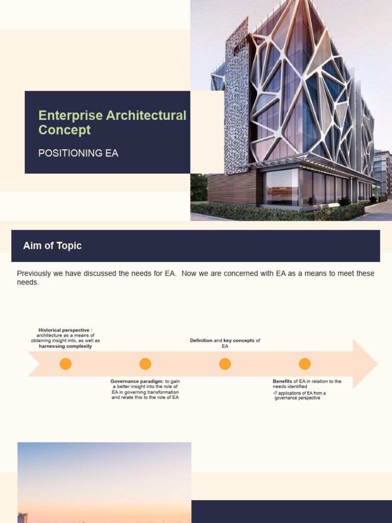 t1.3 - Ea Concept (Positioning Ea) | PDF | Enterprise Architecture | System