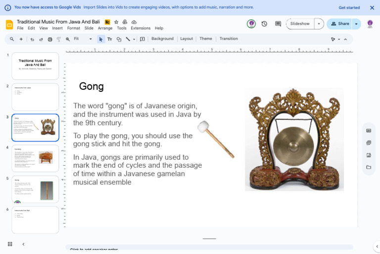 Traditional Music From Jawa and Bali - Google Slides | PDF | Music ...
