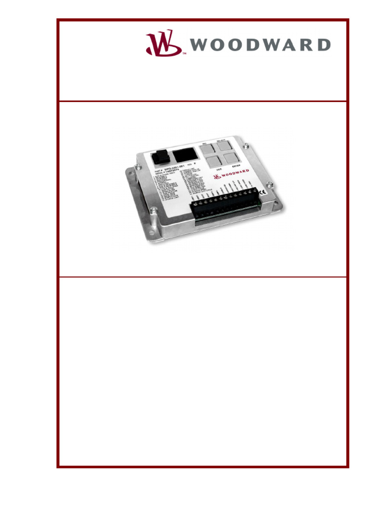 Woodward Digital Controllers | PDF | Electrostatic Discharge | Printed ...