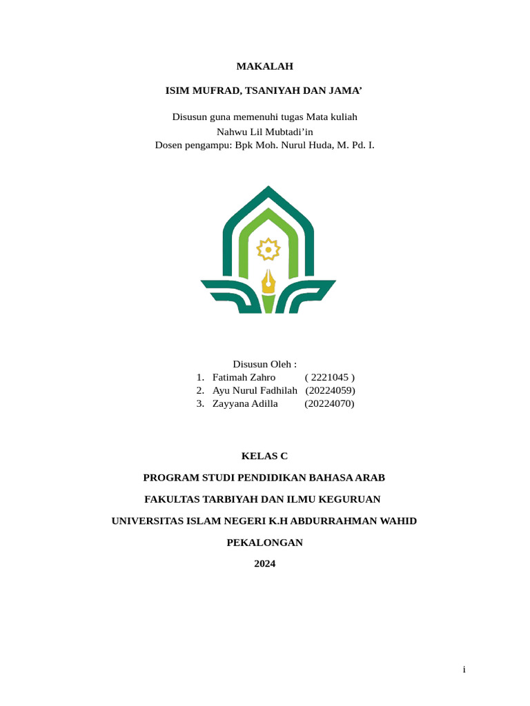 Makalah_nahwu_fix_banget[1] | PDF