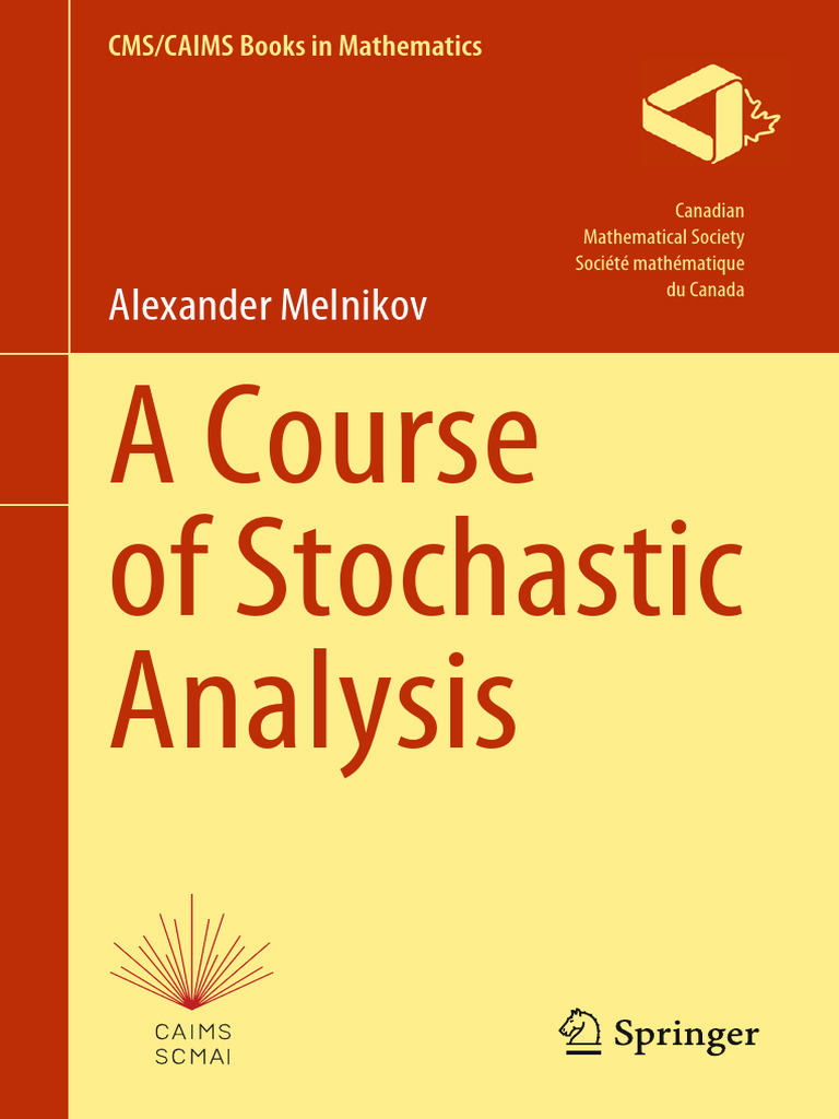 Stochastic Analysis Course Overview | PDF | Stochastic Process ...