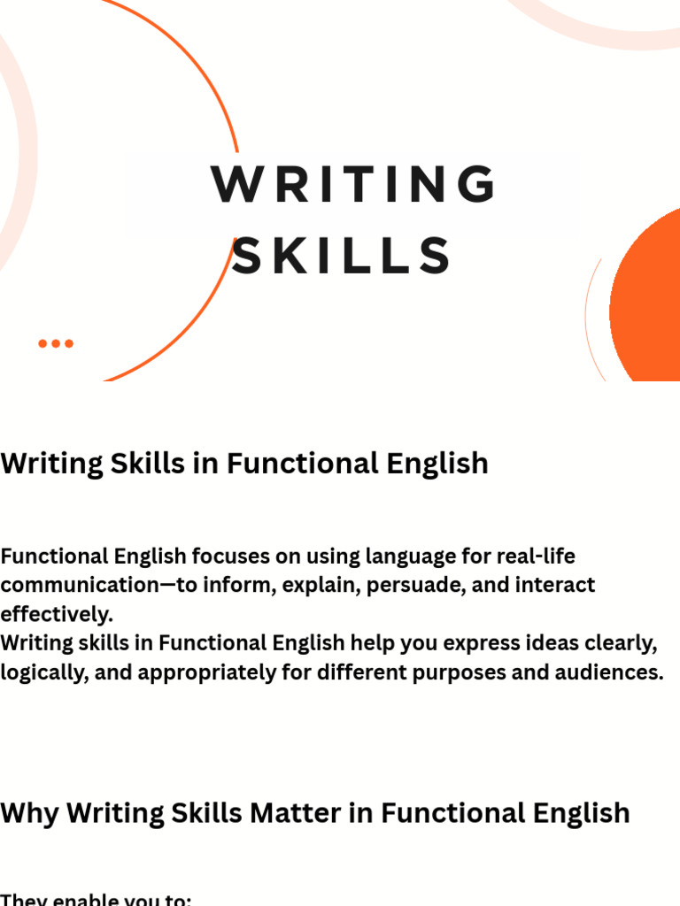 Writing Skills PDF | PDF | Essays | Human Communication