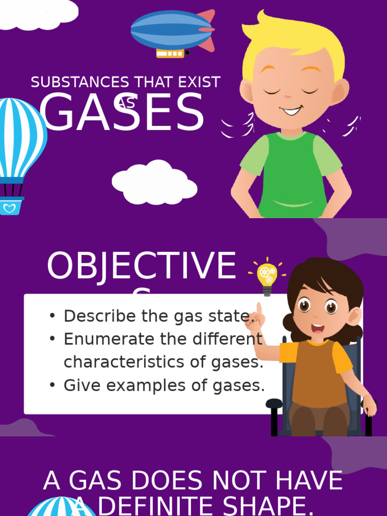 5.1 Substances That Exist As Gases | PDF | Gases | Chemical Compounds